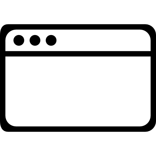 Empty, Blank, interface, window, Abstract Icon Set, symbol icon