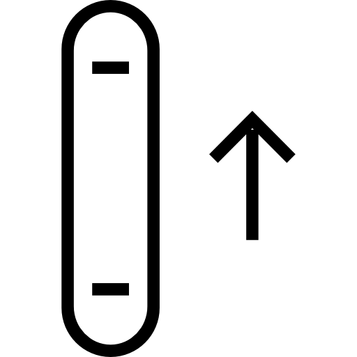 up arrow, level, interface, symbol, symbols icon