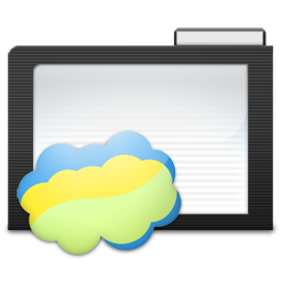 Folder, Dark, nimbus icon