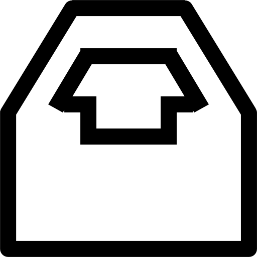 symbol, opened, Outlined, Email, Back, Thin Stroke, open, envelope ...