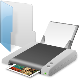 Print, Folder, printer icon