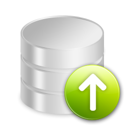 Ascending, Ascend, Up, upload, Database, increase, rise, db icon