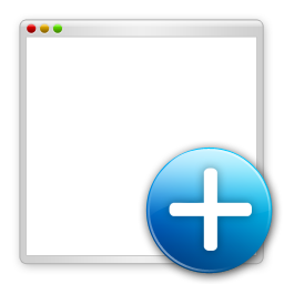 new, window icon