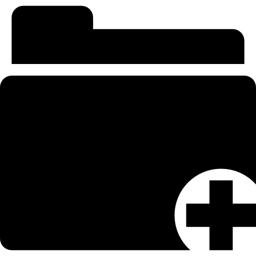 interface, symbols, Folder, sign, plus, Miu Icons, symbol, Add, Folders ...