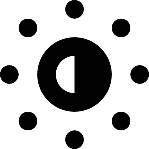 dots, symbols, symbol, Around, interface, shades icon