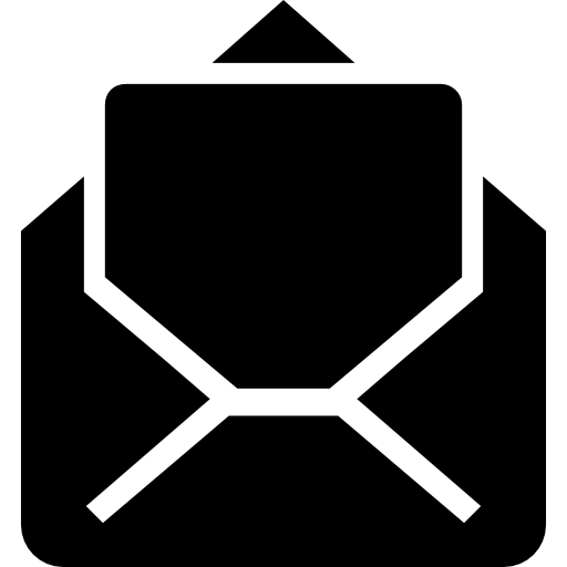 Black, interface, Haw Docs Fill, envelope, Email, Back, symbol, opened ...