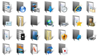 Glass Folder Icon