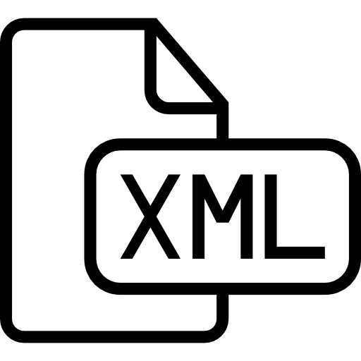document, interface, Outlined, files, xml, File, type, stroke, symbol icon document, interface, Outlined, files, xml, File, type, stroke, symbol icon