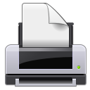 Print, printer, Emblem icon
