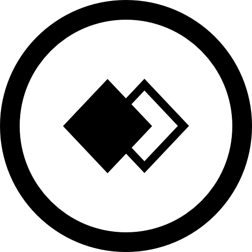 Metrize, interface, double, Circular, Circle, two, symbol, Diamonds icon