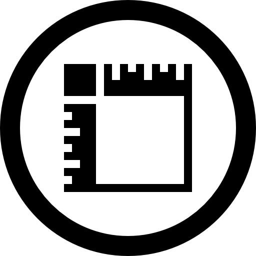 button, rulers, Circle, Metrize, Cicular, interface, symbol, rules ...