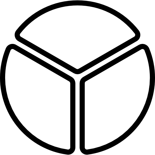 parts, Circle, three, graphic, Circular Graphic, Business, Slim Icons ...