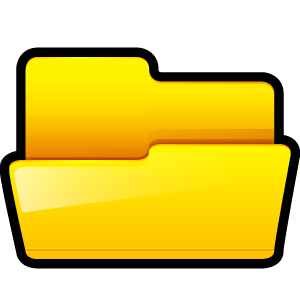open, generic, yellow, Folder icon
