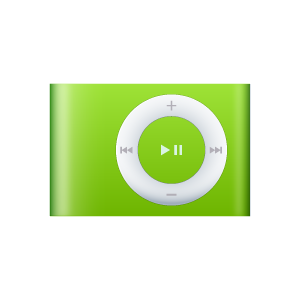 shuffle, green, ipod icon
