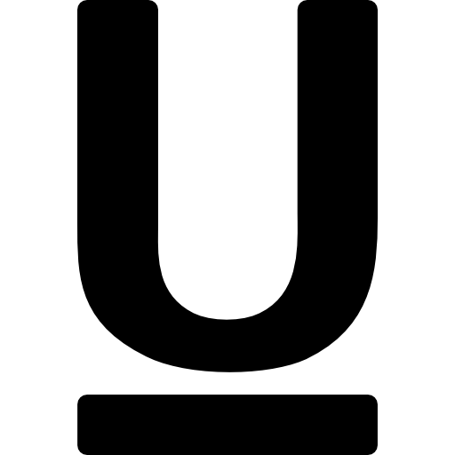 underline, Text, write, Letter, button, Character, interface ...