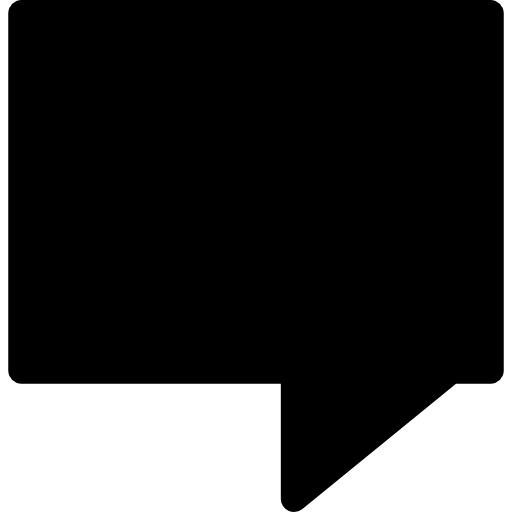 Rectangular, Rectangle, Message, interface, speech bubble, Chat, filled ...