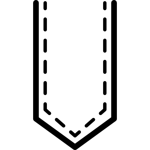 bookmark, interface, Broken Line, Outlined, tool, outline icon