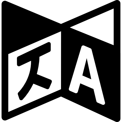 Letter, interface, Language, Character icon