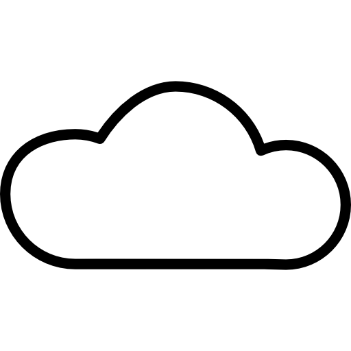 outline, Outlined, shapes, shape, Cloud, internet, weather icon