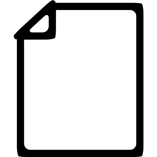 File, outline, Outlined, paper, sheet, interface, Folded Corner icon