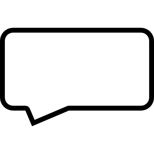 Rectangle, outline, rounded, Message, interface, speech bubble ... Rectangle, outline, rounded, Message, interface, speech bubble ...