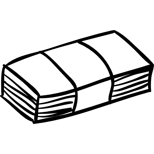 papers, Commercial, outline, stacked, commerce, stack, Bills, Money icon