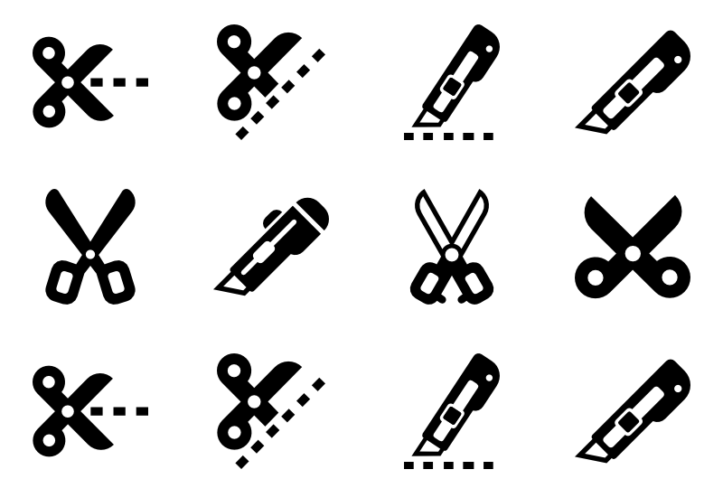Cutting Icons