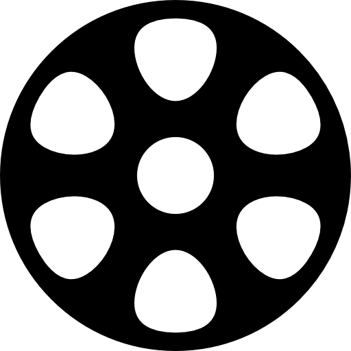 Reel, wheel, movie, cinema, film, tool icon