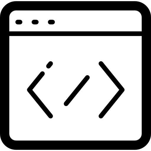 signs, Code, Programmation, window, Programming, interface, web icon