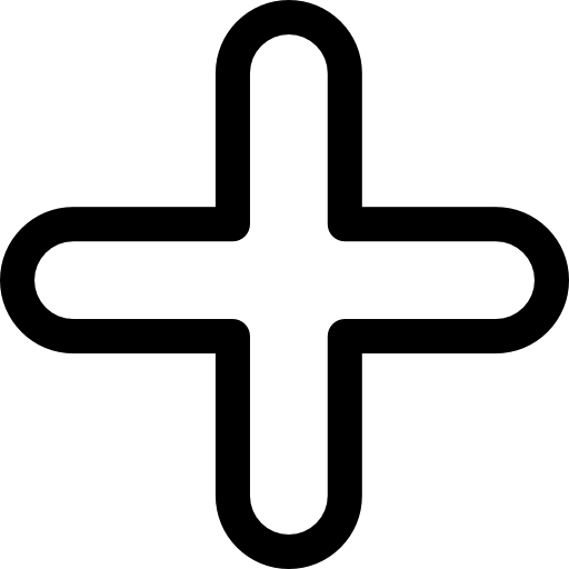 more, interface, plus, Outlined, sign, outline, Add icon