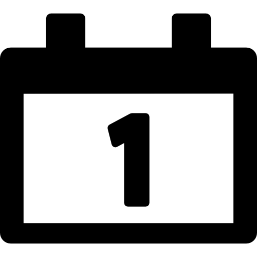 day, One, Calendar, interface, week, date icon