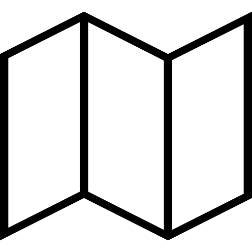 Brochure, Map, pamphlet, Maps And Flags, Travel And Tourism icon