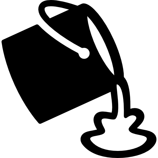 Color, pail, fill, Painting, Bucket, colour icon