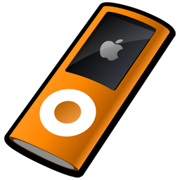 Orange, nano, ipod icon