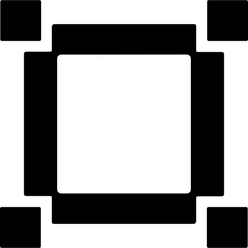 square, Corners, size, Adjustment icon