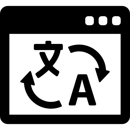 Translate, technology, translation, Transliterate, translator icon