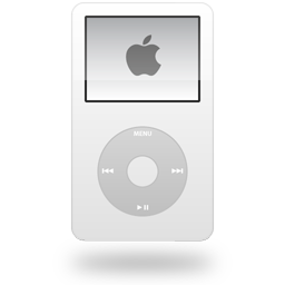 White, ipod icon