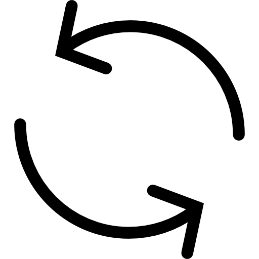 Two Arrows, Circular Arrows, Universal Interface, interface, Refresh ...