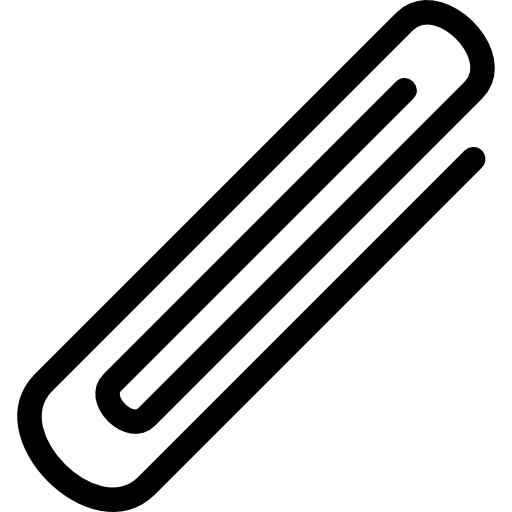 Office Material, Paperclip, Clip, School Material icon