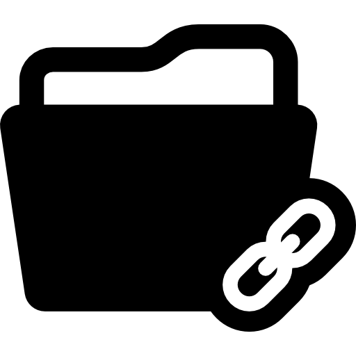 Chain, Folder, interface, linked, Link icon