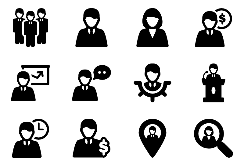Management Pictograms Icon