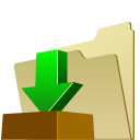 Box, drop icon