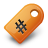 Orange, tag icon