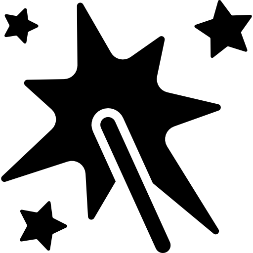Magic Wands, magic wand, star, Stars, magician icon