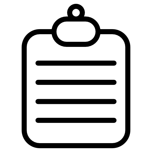 Text Lines, Clipboards, notepad, writing, list icon