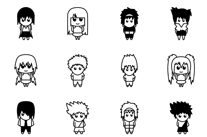 Anime Characters Icon