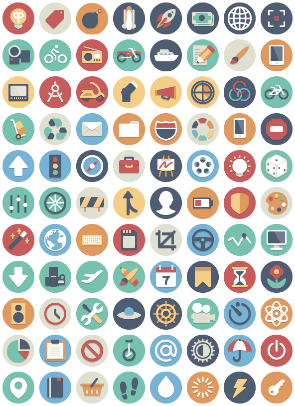 Beautiful Flat Icons