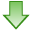 descending, Descend, green, Down, download, Decrease, fall icon
