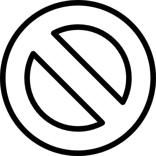 shapes, cancel, forbidden, Prohibited, prohibition, stopping icon