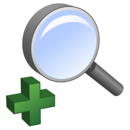 Zoom in, In, zoom, Enlarge, magnifying class, Magnifier icon
